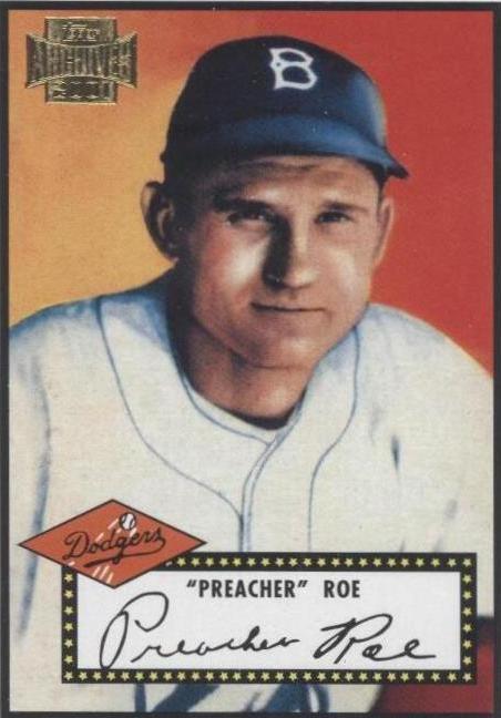 2001 Topps Archives - Preacher Roe #13 for sale online | eBay