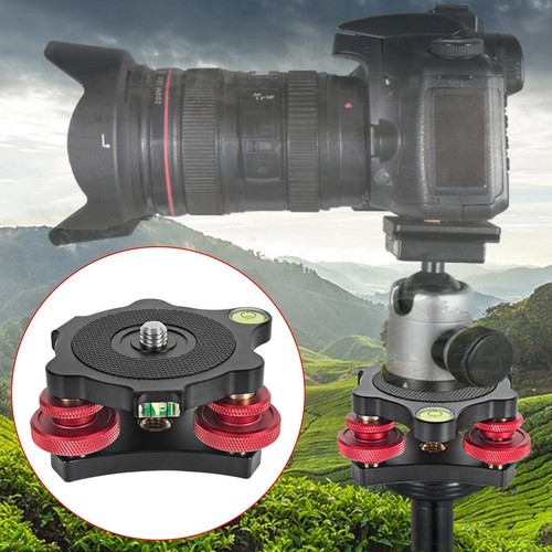 Tripod Head Leveling Base 3 Axis Level for Macro Photography Camera ...