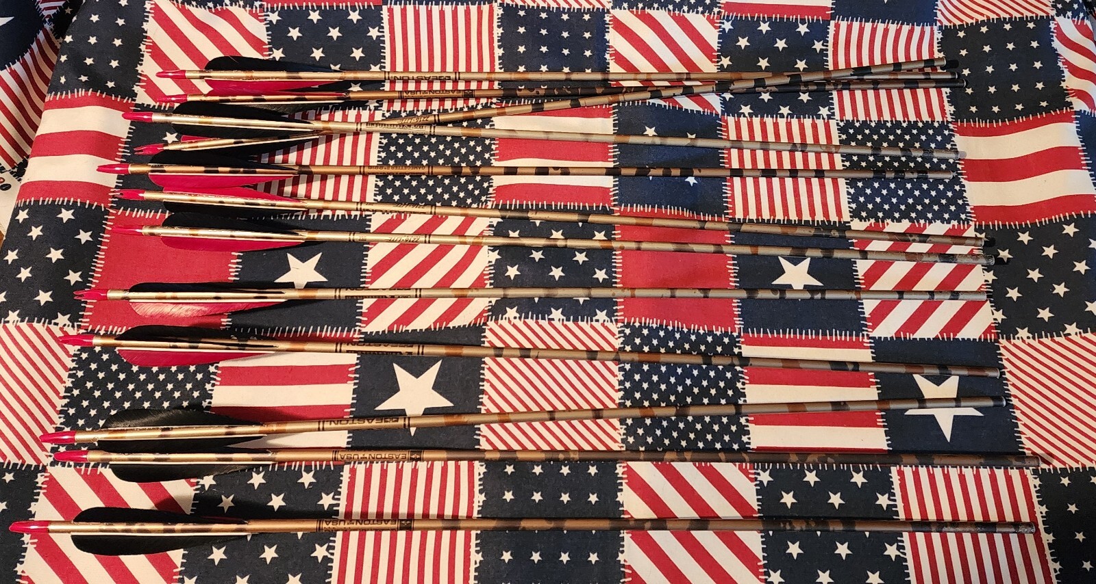 11 EASTON XX75 GAMEGETTER II 2216 ALUMINUM ARROWS 5" FEATHER FLETCH | eBay