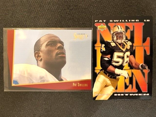 NFL - Pat Swilling 1993 Score Select & 1993 Upper Deck NFL Hit Men ...