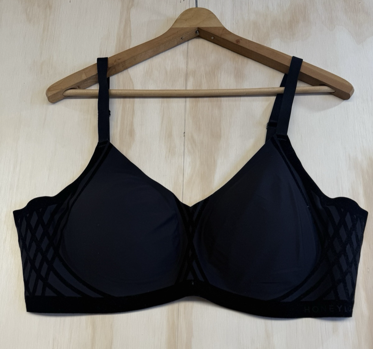 Honeylove 1X Silhouette Wireless Bra Large Vamp Convertible Seamless ...