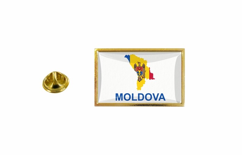 pins pin's flag national badge map hat country MD moldova | eBay