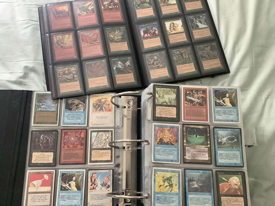 Huge Vintage Magic The Gathering Collection -MTG Alpha, Beta, Unlimited ...