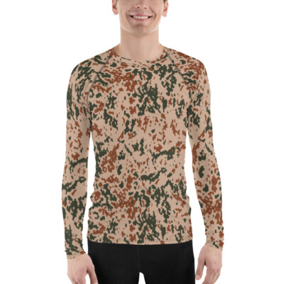 Finnish M04 Hellepuku Desert Heatwave Pattern Camo Men's Rash Guard | eBay