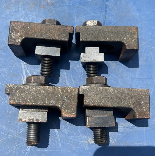 4 Heavy T-Slot Hold Down Toe Side Clamps 1-1/4””x 1-1/4” T-Slot 3”L x 1 ...