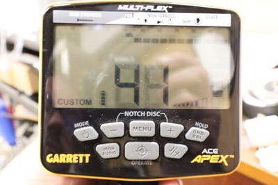 Garrett Ace Apex Multi-Flex Multi-Frequency Metal Detector | eBay