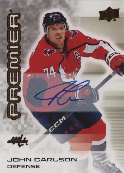 2024-25 Upper Deck Premier - John Carlson #56 Bronze Autographs (AU ...