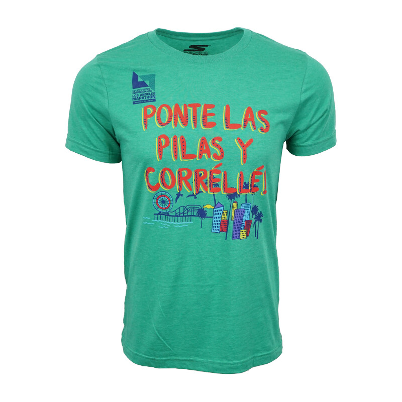 SKECHERS PERFORMANCE LOS ANGELES MARATHON UNISEX CORRELLE SLOGAN T ...