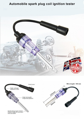Spark Plug Coil Tester In-Line Lead Auto Ignition Tool For Car Van Bike ...