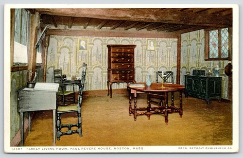 Boston MA~Detroit Publishing #12487 Highboy Chest~Revere House~Living ...