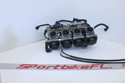 02-03 YAMAHA YZF-R1 YZF R-1 1000 CARBS CARBURETORS SET THROTTLE ...