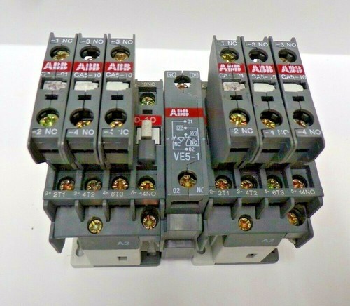 ABB NON-REVERSING CONTACTOR ,A9-30-10 , UI-1000V~ 26A ,EAC-1-25A,60947 ...