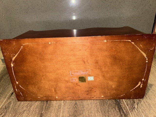 Bombay Company Solid Cherry Wood Magazine Rack Holder | eBay