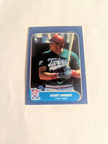 1986 Fleer Mini Kent Hrbek #84 Minnesota Twins | eBay