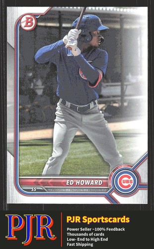 2022 Bowman #BP-64 Ed Howard Prospects Chicago Cubs | eBay
