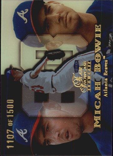 1999 Flair Showcase Row 1 #18 Micah Bowie Card /1500 | eBay