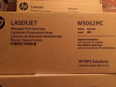Genuine W9062MC YELLOW Toner Cartridge for MPS LaserJet E55040 MFP ...