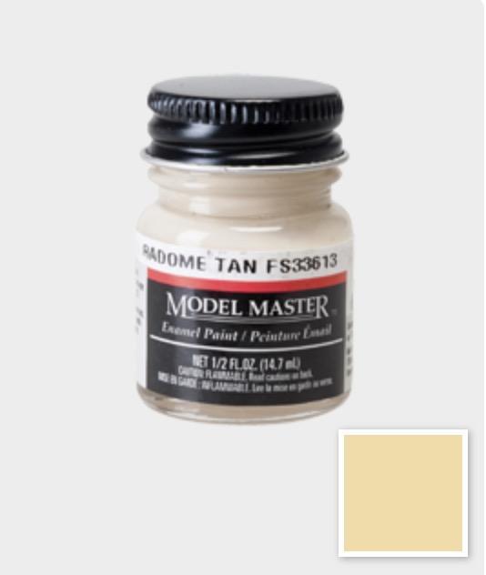 Testors Model Master Enamel Paint Radome Tan 1/2 Oz 1709 Fs33613 for ...