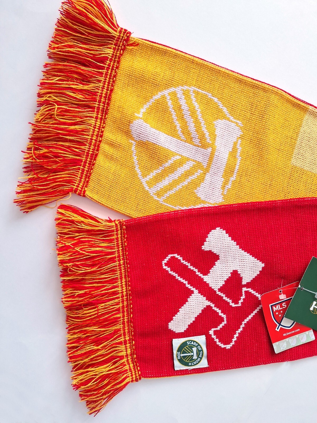 *NWT* Portland Timbers Rose City MLS Ruffneck Scarf "Play Hard Play ...