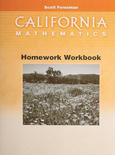 California Mathematics Homework Workbook Grade 3 - Paperback - VERY ...
