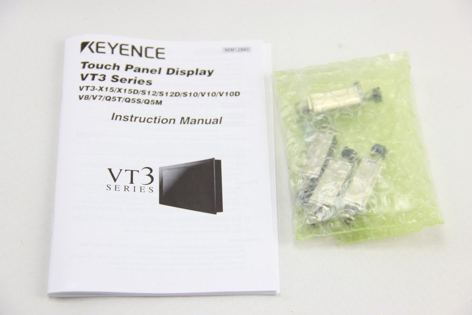 Keyence VT3-V7 Touch Panel Display 7" VGA TFT Color LCD 24VDC 800mA MAX 3-Port | eBay