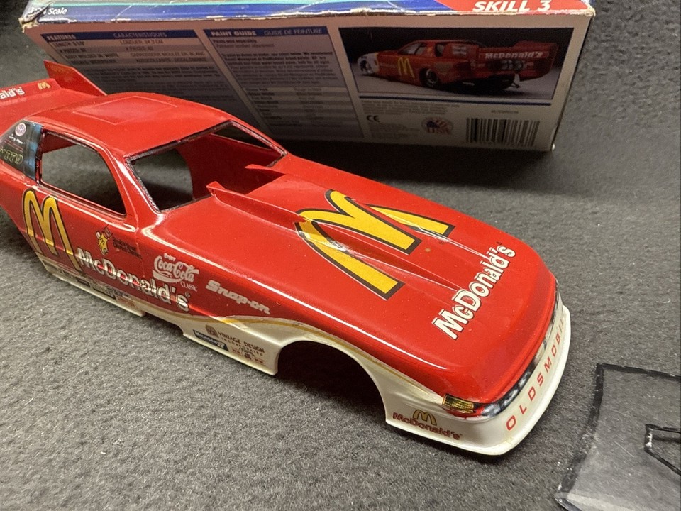 Revell McDonald's Olds Funny Car #7353 Body Only 1992 Oldsmobile ...