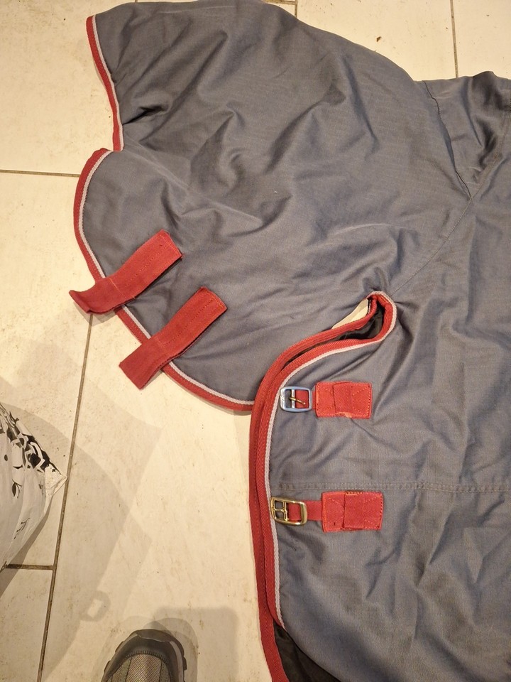 Masta Combo Turnout Rug Mediumweight 6ft6 Grey Professionally Washed ...