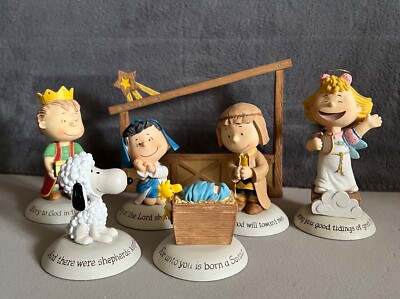 Hallmark – Peanuts Nativity Collection: Christmas Pageant 7-piece ...
