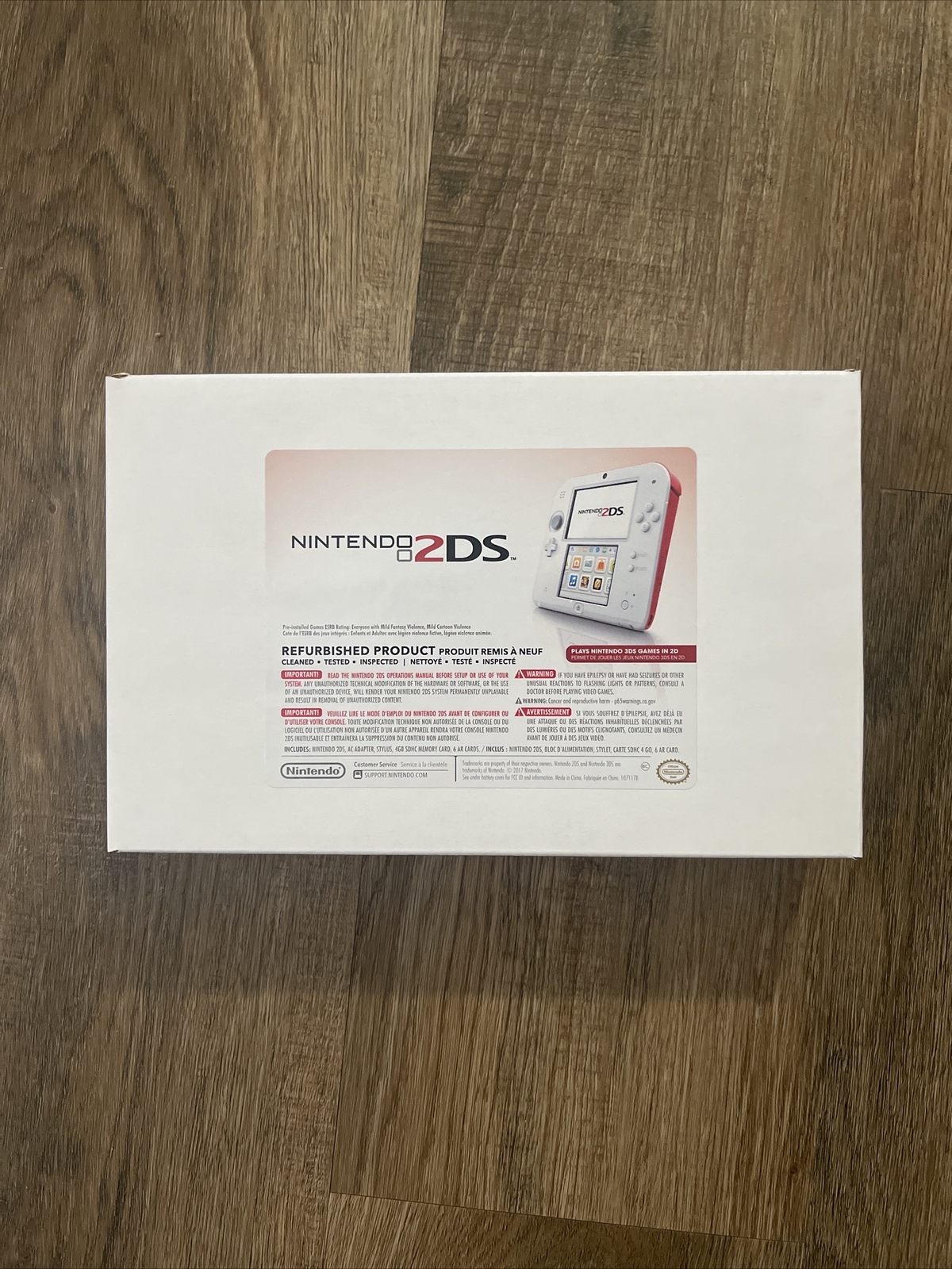 Nintendo 2DS Scarlet Red White Console - Nintendo Factory REFURBED | eBay