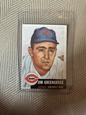 1953 Topps - #209 Jim Greengrass (RC) Cincinnati Reds | eBay