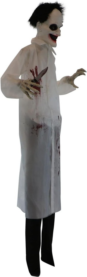 Haunted Hill Farm Life-Size Scary Animatronic Doctor with Touch ...