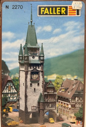 Faller N scale model kit 2270 St Martin’s Gate at Freiburg (Breisgau ...
