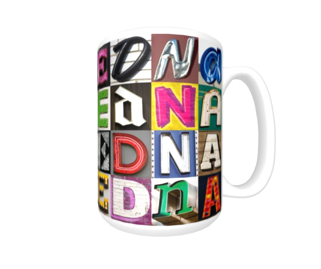 EDNA Coffee Mug / Cup featuring the name in photos of actual sign ...