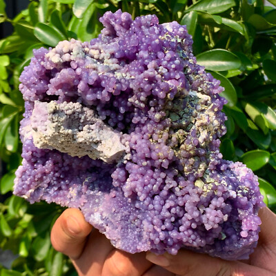 2.75LB Natural Grape Agate Chalcedony Crystal Mineral Sample | eBay
