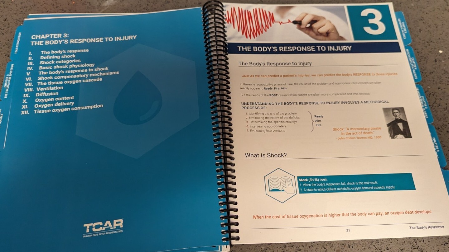 TCAR Trauma Care after Resuscitation: Course for Nurses Across Trauma ...