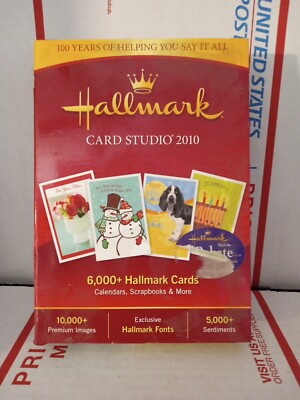 Hallmark Card Studio Software 2010 NEW SEALED PC Software ~ Shelf119 | eBay