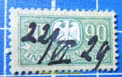 EBS GERMANY Revenue Stamp/Stempelmarke - Invalidenversicherung III/90 ...