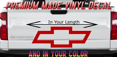 Chevy Bowtie Decal - Choose Color and Size 1.5 thru 10 inch Sticker ...