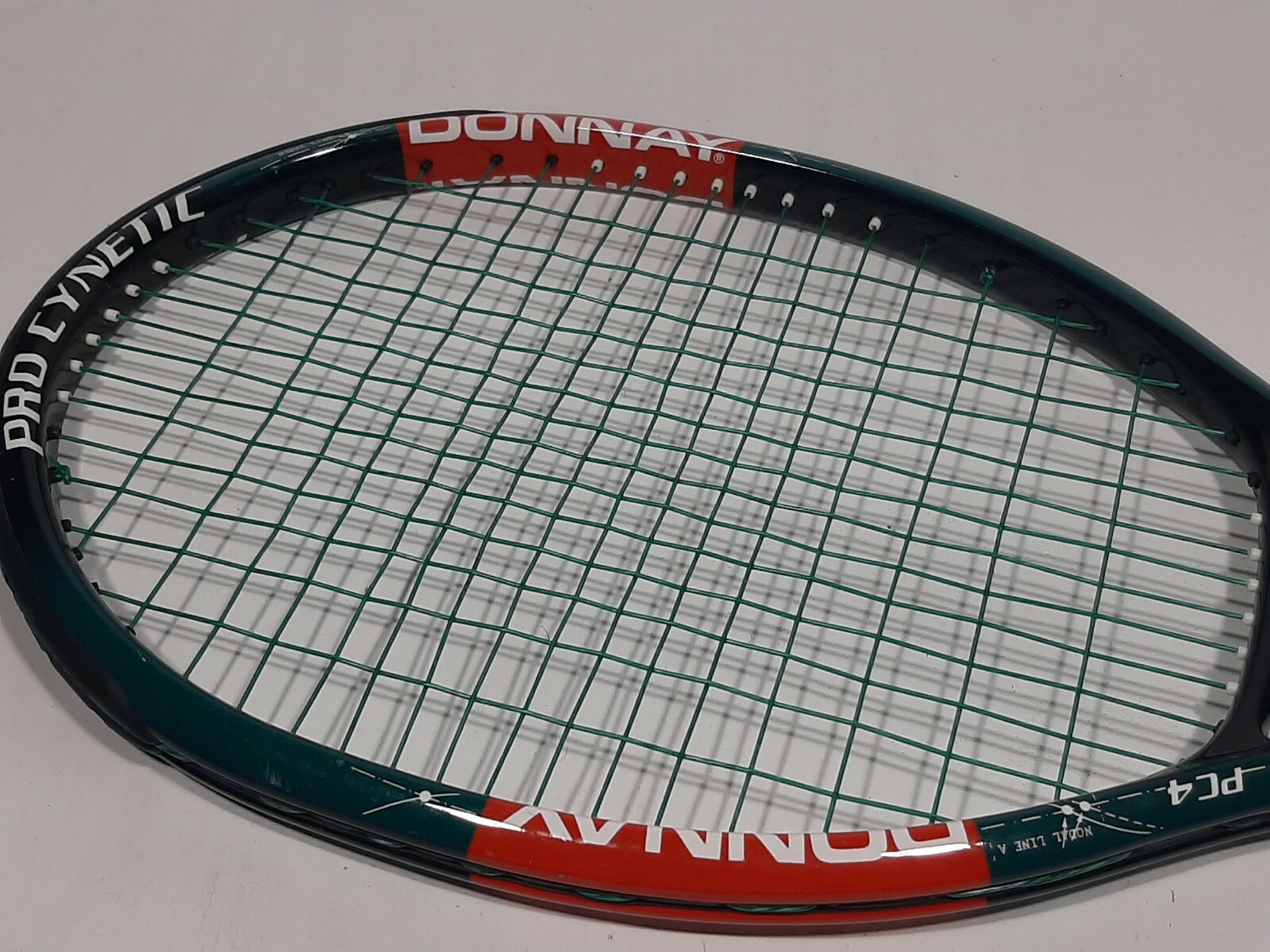 Vintage Donnay Pro Cynetic PC4 Green / Red / Black Tennis Racket needs ...