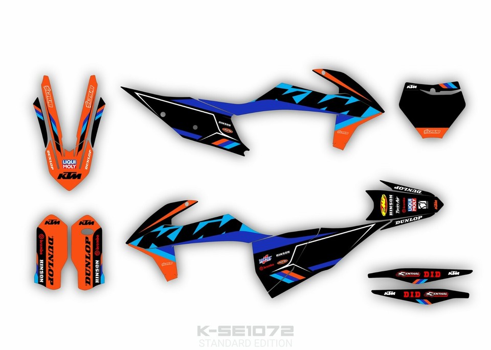 Graphics kit KTM SX SXF XCF 125 150 250 350 450 2019 2020 2021 2022 19 ...