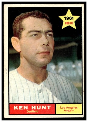 1961 Topps #156 Ken Hunt VG+ | eBay