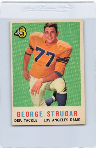 1959 Topps #121 George Strugar Rams EX 2165 | eBay