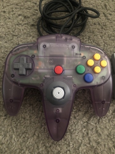 Nintendo 64 N64 Controller Atomic Purple - Good Stick Tested Fast ...