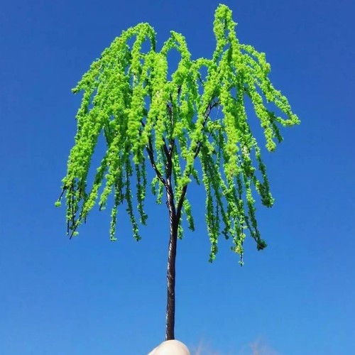 18cm Model Wire Tree Willow Tree Diorama Scene Material Landscape | eBay