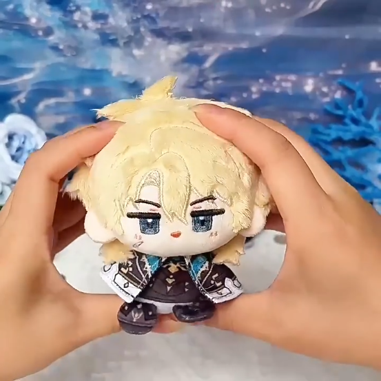 12cm Genshin Impact Varka Plush Doll Hanging Toy Keychain Plushie ...