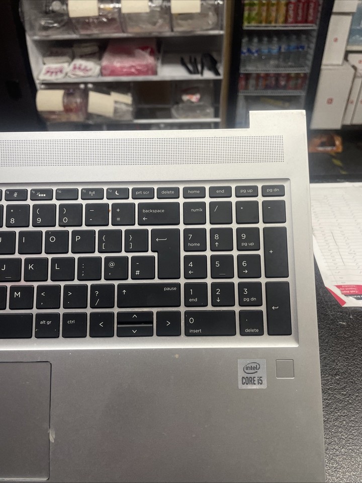 Genuine HP ProBook 450 455 G6 G7 L45090-031 Palmrest Keyboard UK Layout ...