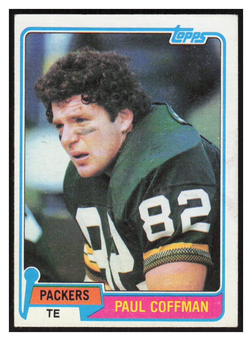 1981 Topps #353 Paul Coffman - Green Bay Packers | eBay