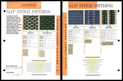Slip Stitch Patterns #2 Creative Needles Stitch Library Knitting ...