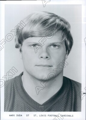 1983 St Louis Cardinals Football Player Defensive Tackle Mark Duda ...
