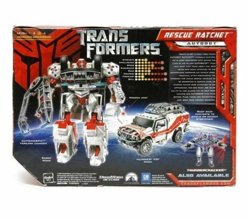TRANSFORMERS DESERT TRACKER RESCUE RATCHET AMBULANCE VOYAGER MODEL ...